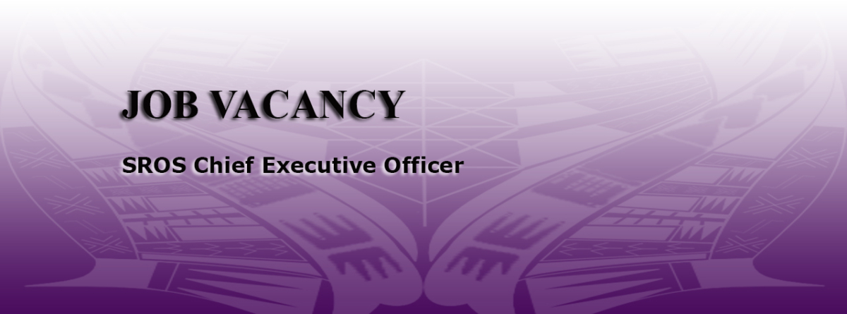 SROS Chief Executive Officer • Ministry for Public Enterprises